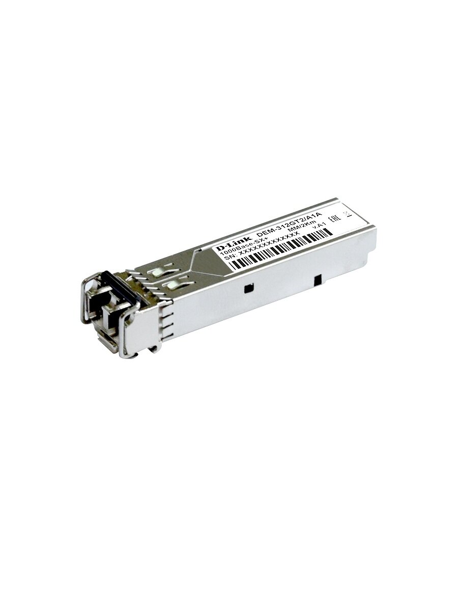 Трансивер D-link DEM-312GT2 mini-GBIC 1000Base-SX MM, LC, 2km, rev /E1A