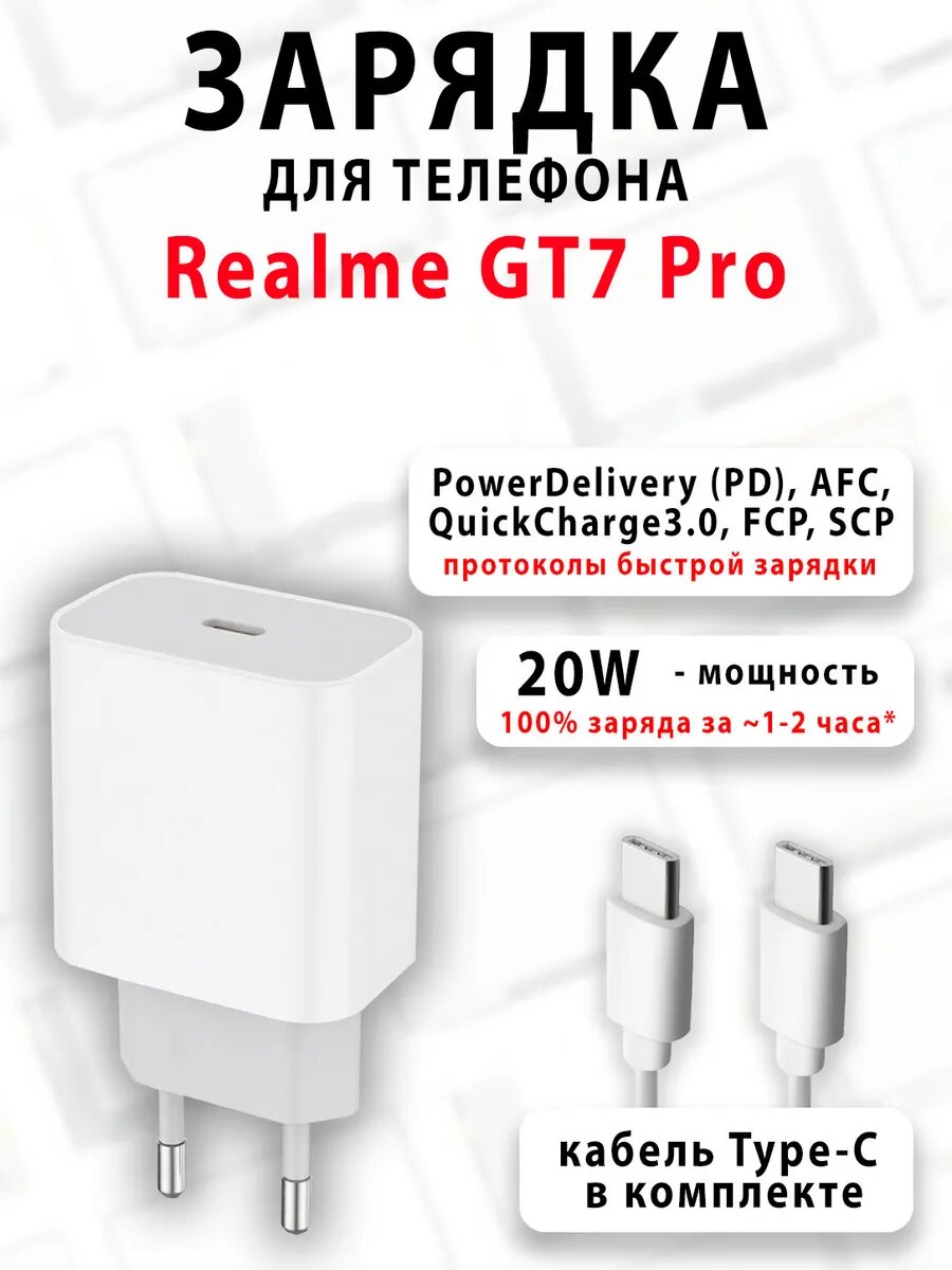 Зарядное устройство для телефона Realme GT7 Pro