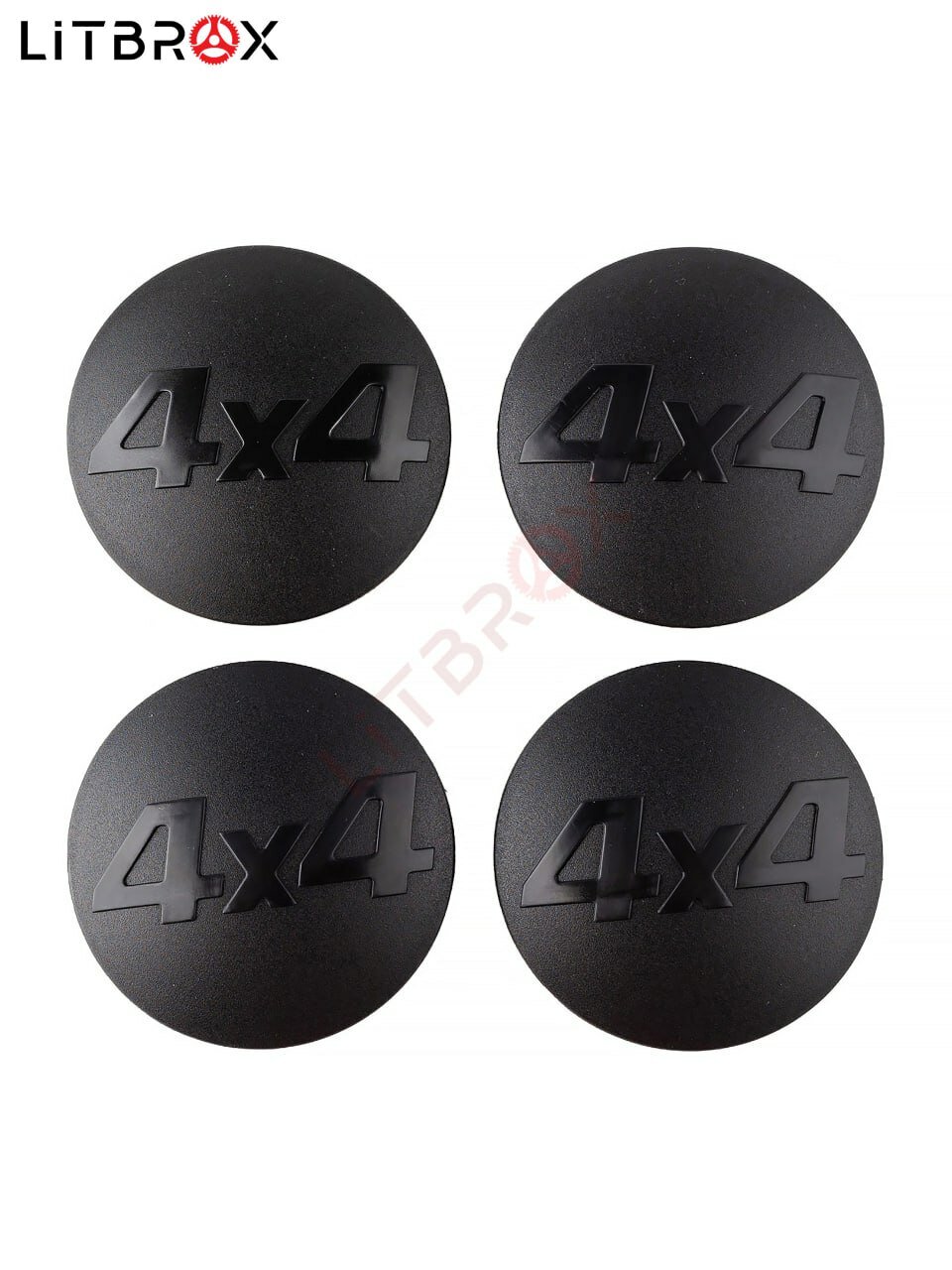 Колпачок ступицы колеса (пластик 4Х4) (к-т. 4 шт.) ВАЗ LADA 2121-31, нива/NIVA, 21213-214, Urban, Legend / 2121-3103065-10