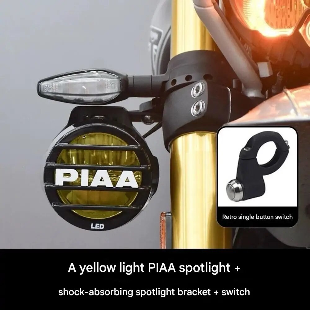 Для Triumph Scrambler400 400X индивидуальный прожектор PIAA, бампер, светодиодный сильный свет, W