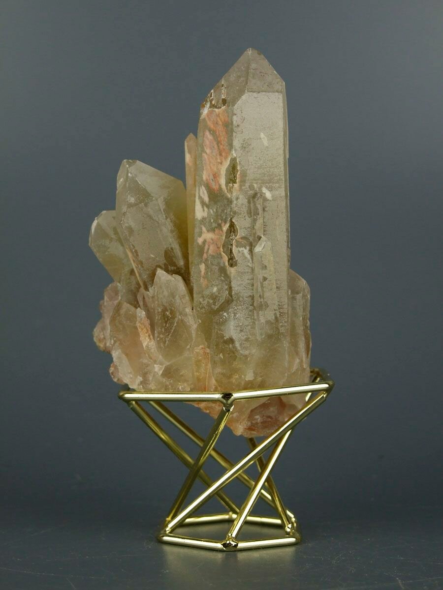 Цитрин натуральный природный камень кристалл 220 грамм / Талисман, оберег, кристалл, минерал с острова Мадагаскар