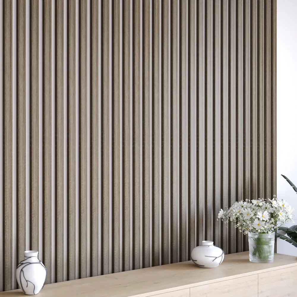 Интерьерная рейка МДФ саваш Дуб Винтаж 16*40*2800 мм - 20 шт