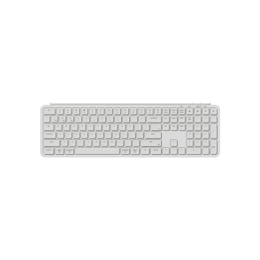 Клавиатура Keychron B6 Pro Bluetooth B6P-K8 Ivory White (B6P-K8) беспроводная/проводная