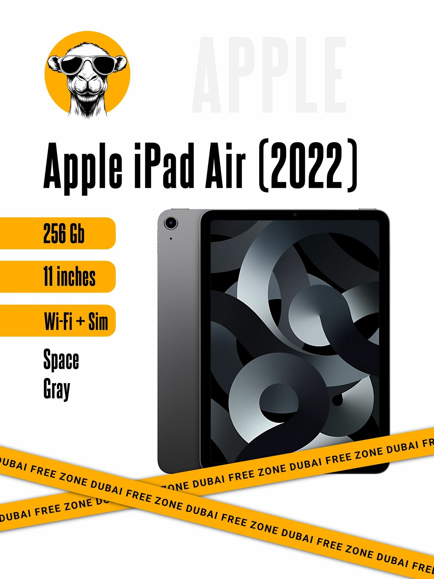 Планшет Apple iPad Air 2022 LTE 256Gb Space Gray/Серый
