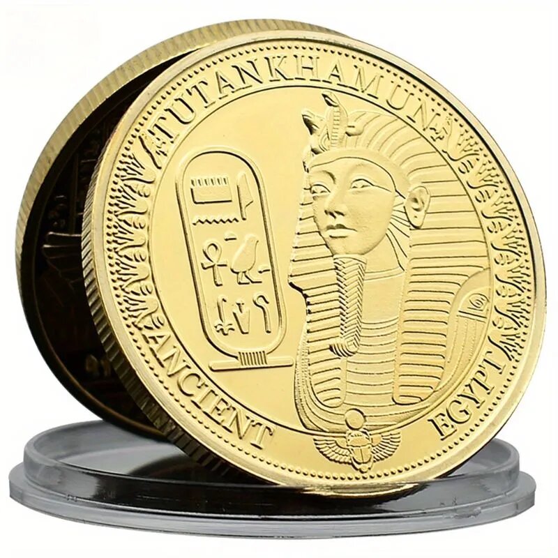 1PC Сфинкс в подарок к празднику из таинственной коллекции древних египетских монет