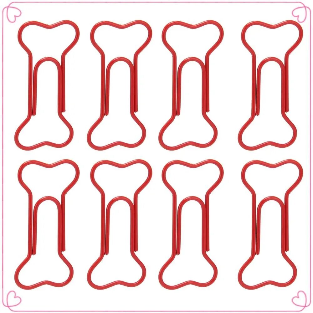 Скрепки в форме костей