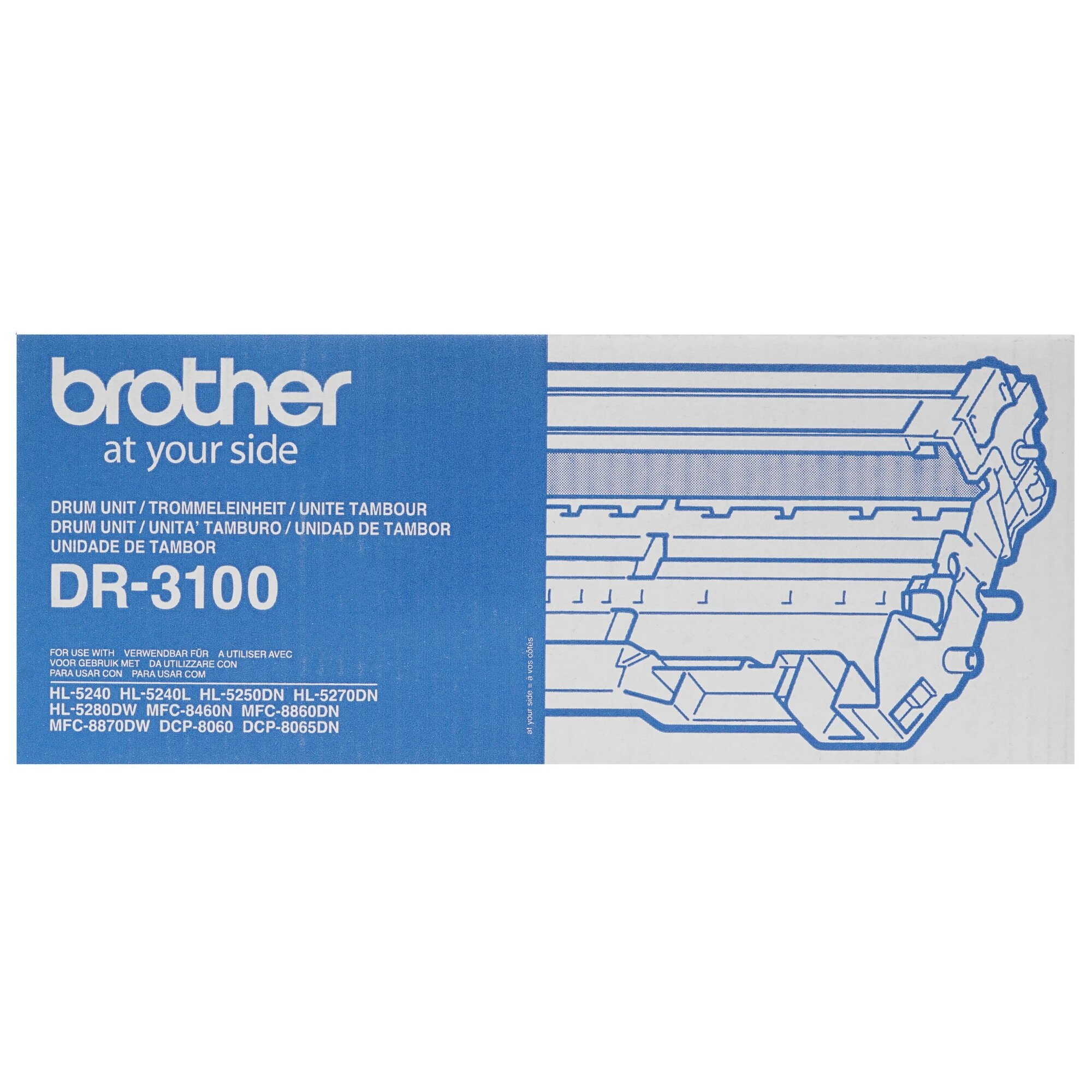 Блок фотобарабана Brother DR3100 ч/б:25000стр. для HL-5240/5250DN/5270DN Brother