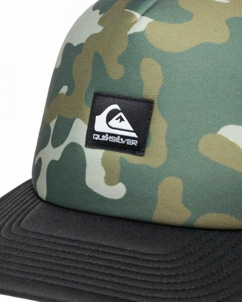 Бейсболка Quiksilver Весна-лето 2024 для мужчин, размер 1SZ, зеленый — фото 1