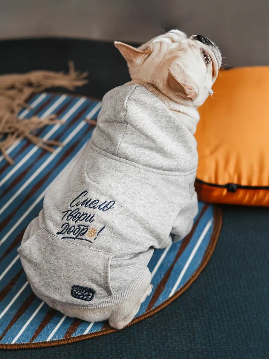 Кофта для собак с молнией (французский бульдог)