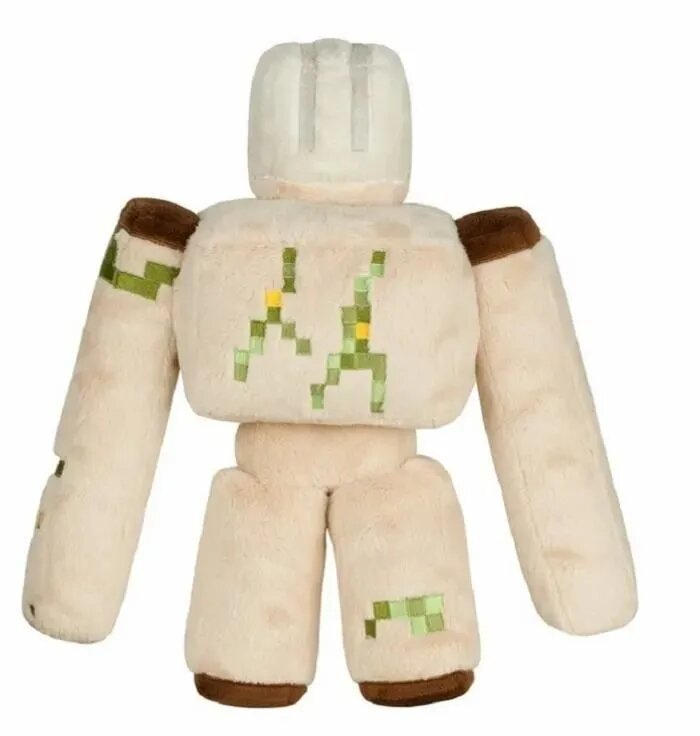 Мягкая игрушка Minecraft Iron Golem Plush Toy, мягкая плюшевая игрушка для мальчиков и девочек, подарок для детей. — фото 1