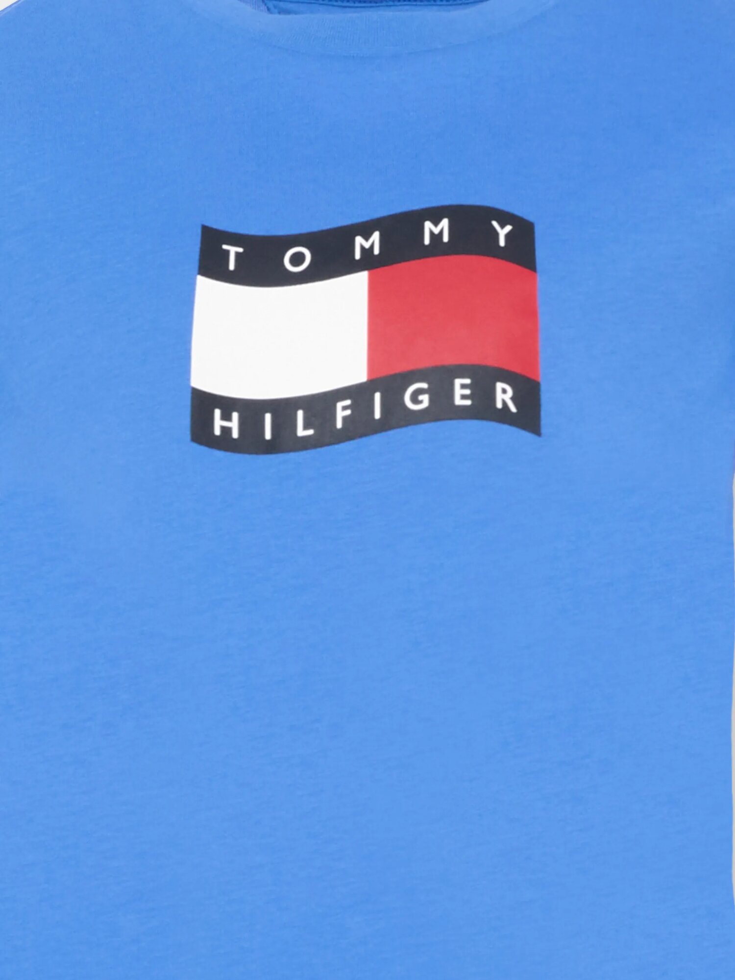 Футболка TOMMY HILFIGER, размер 152, Синий принт — фото 1