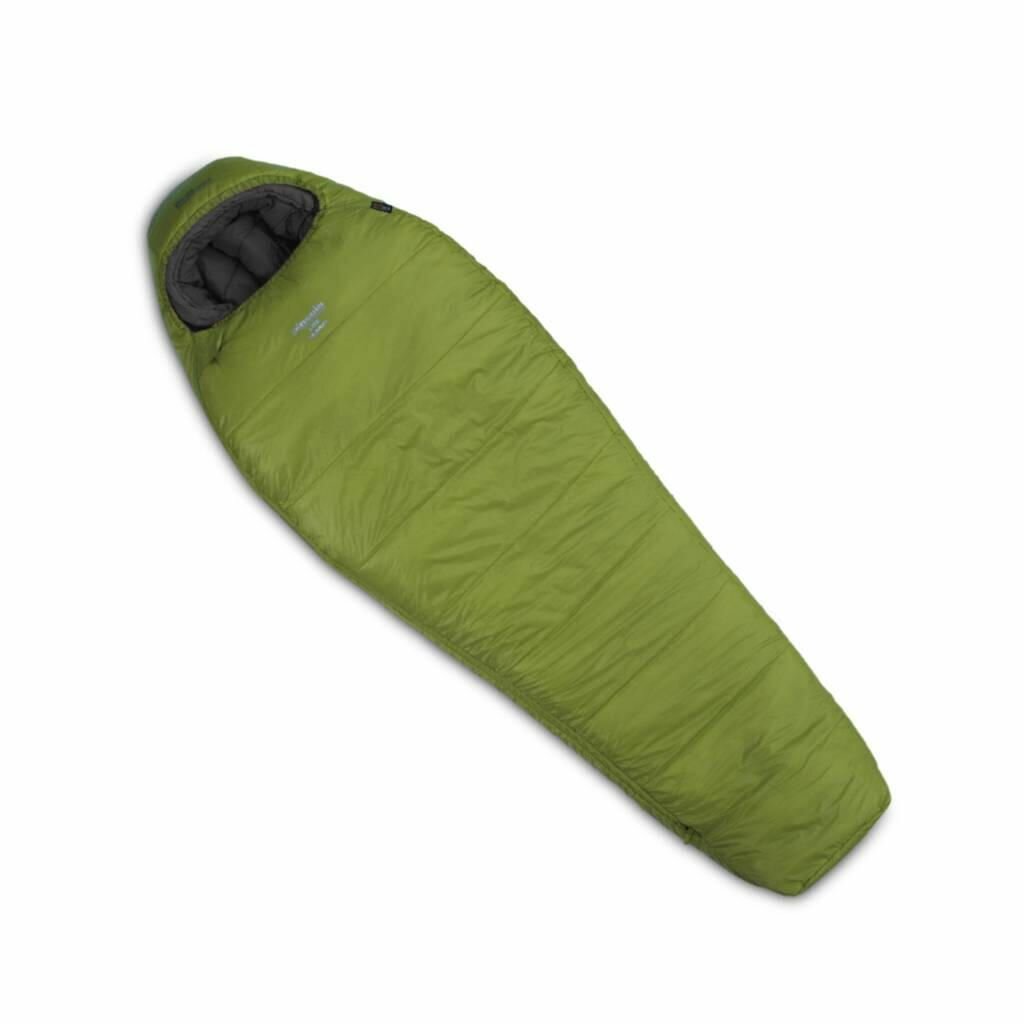 Pinguin LITE MUMMY CCS взрослый походный спальный мешок правый, Decathlon, Цвет: Хаки, Размер: 195 см