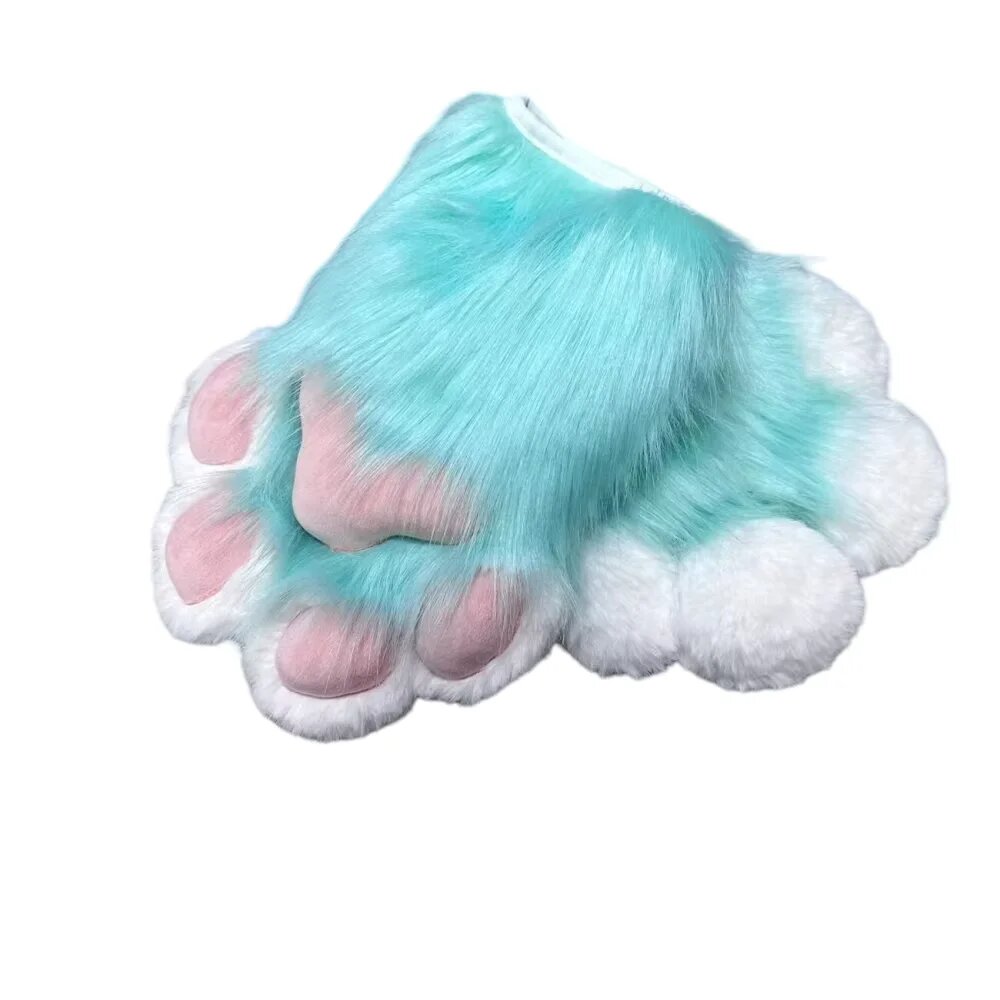 Wow chan Kig Furry Fursuit Paw Полиэстер C10