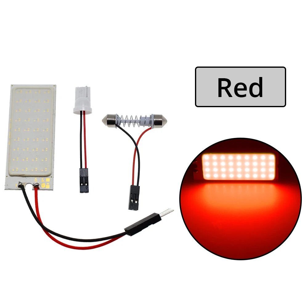 2x T10 COB 36LED Автомобильные Индикаторы Red