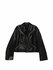 Куртка Rick Owens Textured-leather biker jacket, размер 48, black/black