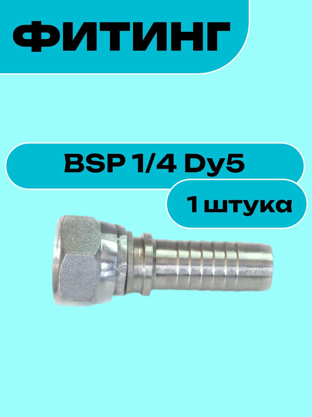 Фитинг BSP 1/4 Dy5