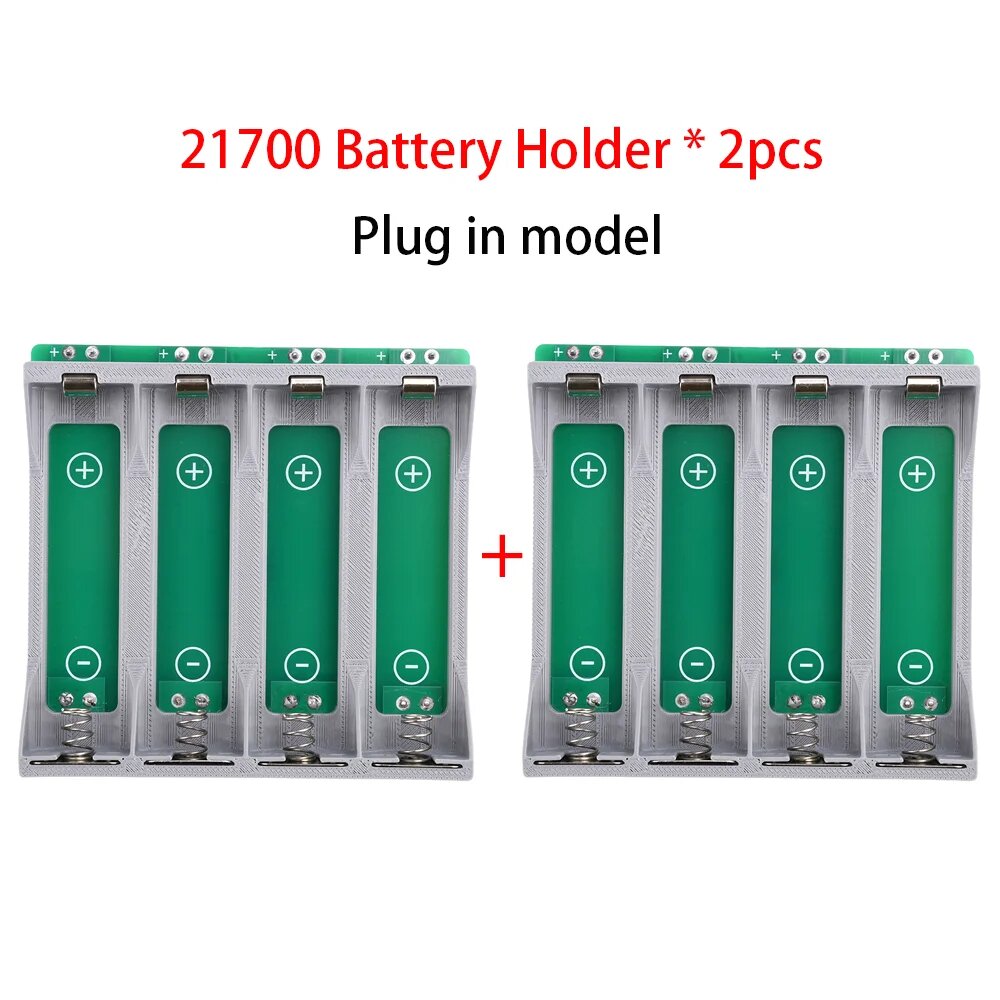 Держатель для аккумуляторов 21700, 2шт, Plug-in