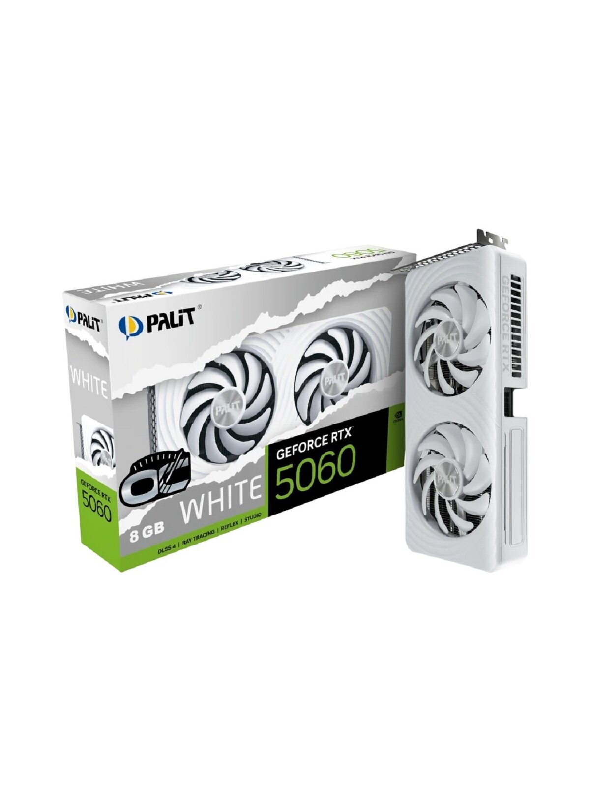 Видеокарта PCIE16 RTX5060 8GB PA-RTX5060 WHITE OC 8GB PALIT