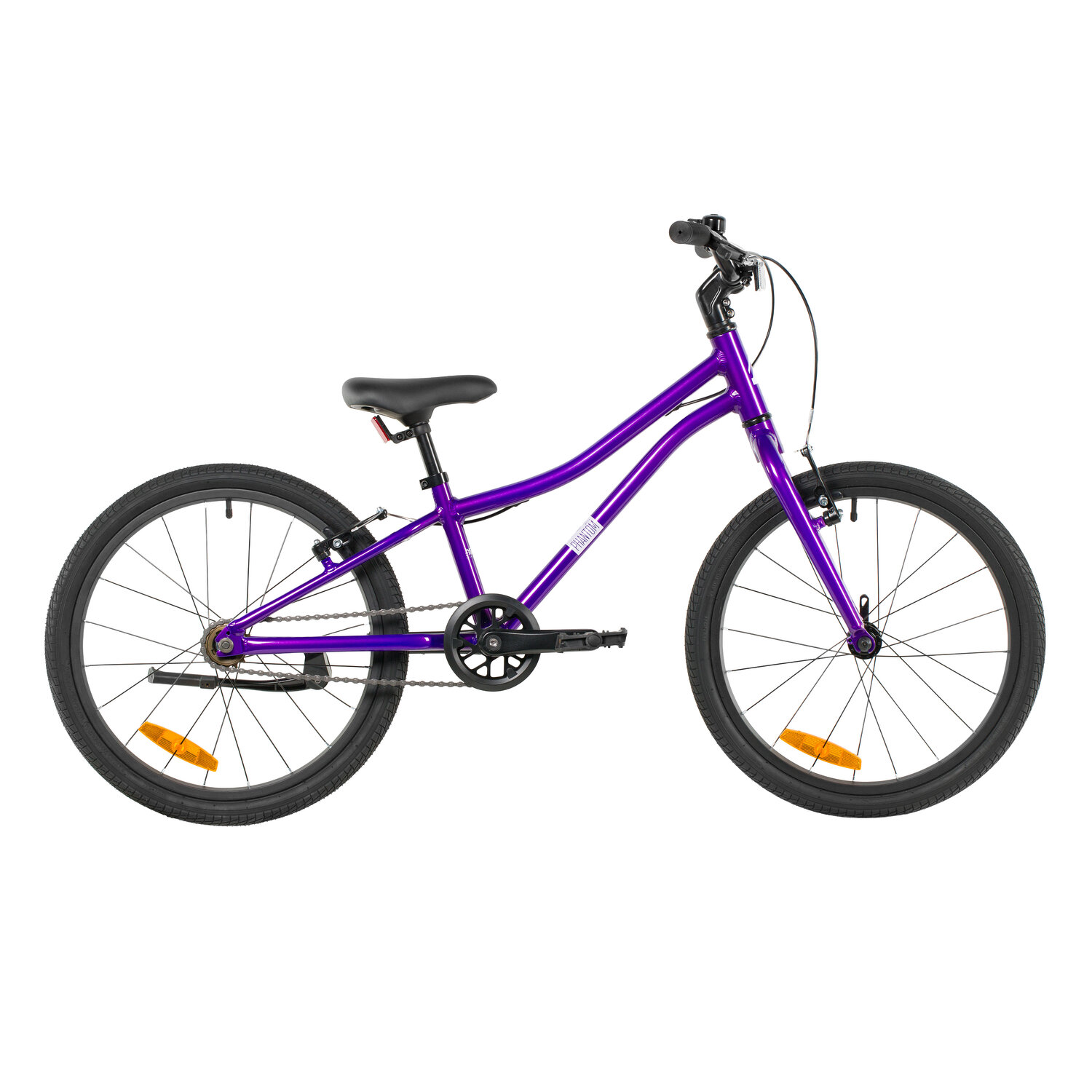 Детский велосипед Novatrack Phantom Girl 20 (2026), цвет Фиолетовый, на рост 110-130 см