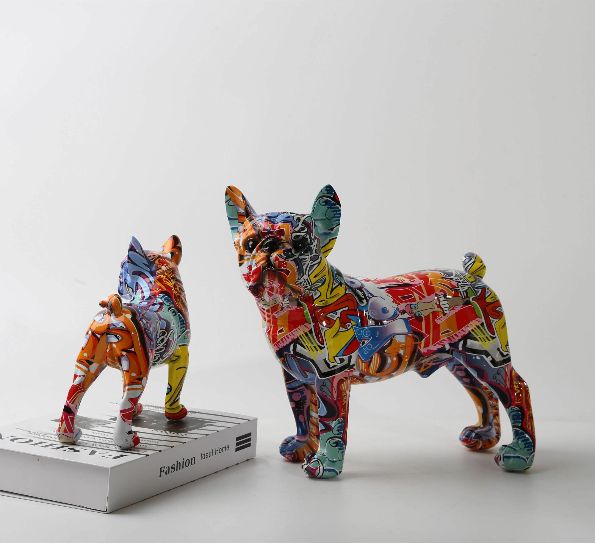 Украшение настольное интерьерное 1шт-Граффити Французский бульдог