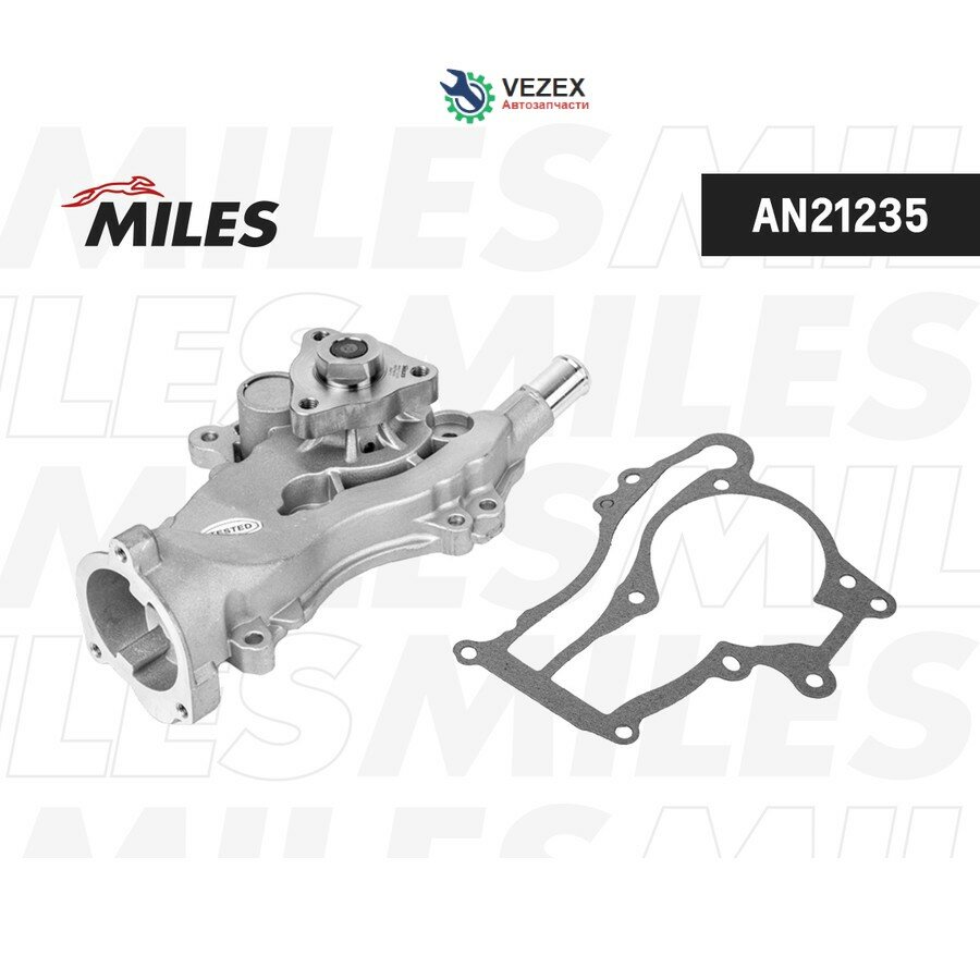 MILES AN21235 Насос водяной OPEL ASTRA J/CORSA D/MERIVA B 1.2/1.4 (DOLZ O267) AN21235