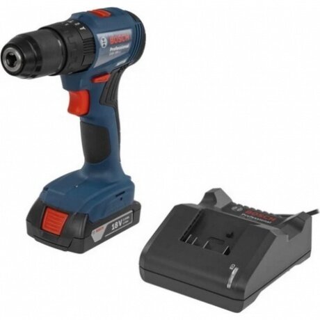 Дрель-шуруповерт Bosch GSB 185-LI аккум. патрон: быстрозажимной (кейс в комплекте) (06019K3101)