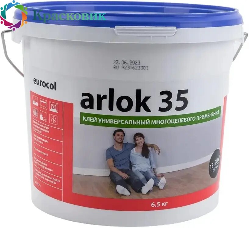Клей универсальный Eurocol Arlok 35 для напольного покрытия 6,5кг