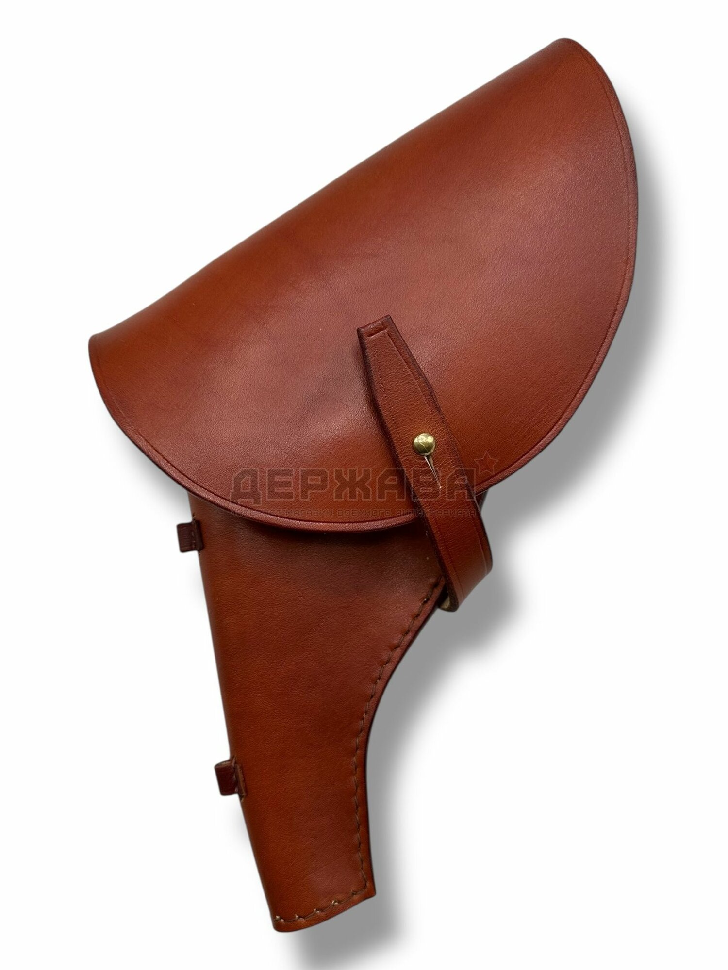 Солдатская кобура револьвера Наган обр. 1912 года, кожаная, Россия