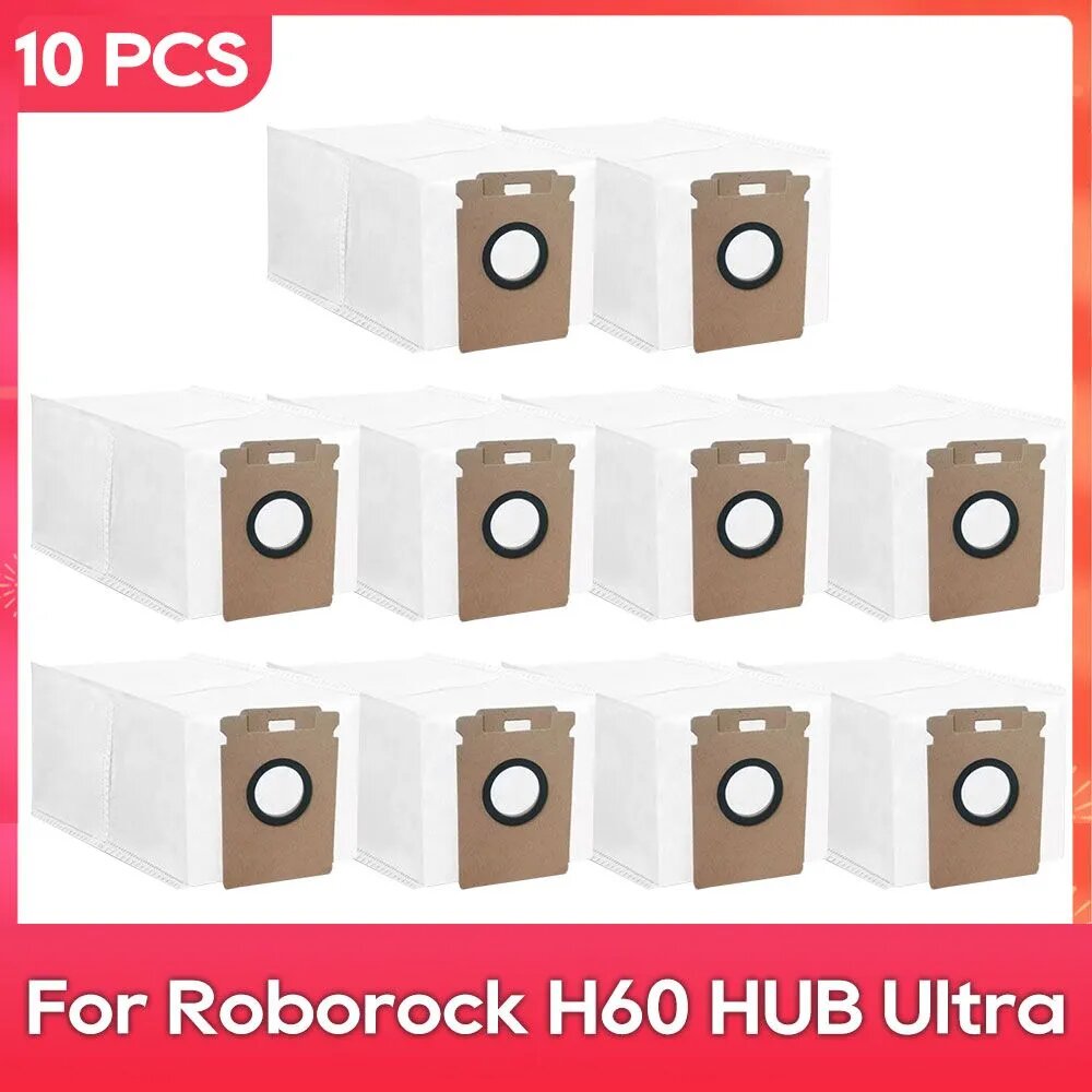 Подходит для ( Roborock H60 HUB ULTRA ) мешки для пыли, аксессуары и запчасти для робота-пылесоса