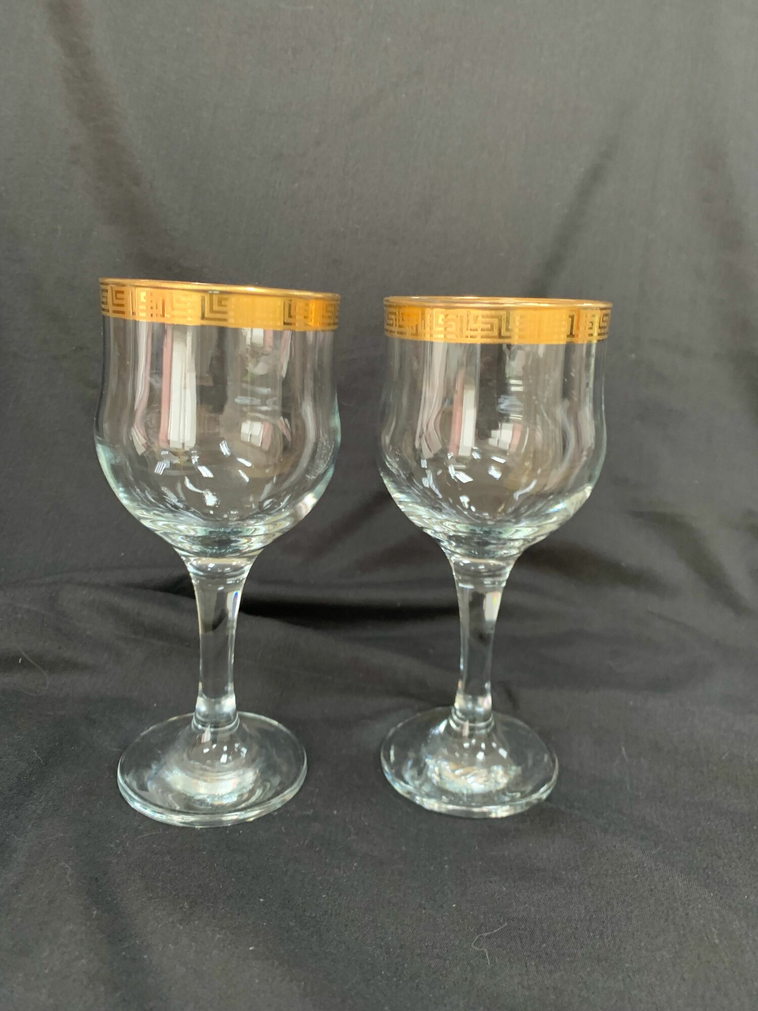 Два фужера для вина "В Греческом стиле"