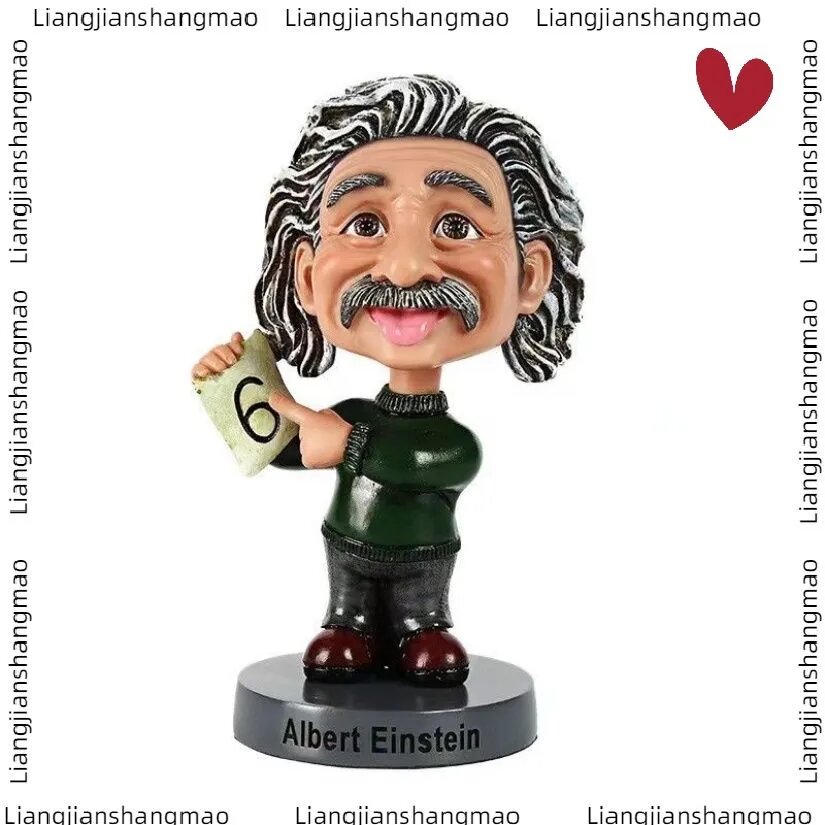 Статуэтка Einstein, Albert_Einstein, genius, mastermind, brain, brainiac, высота 14 см, длина 6 см
