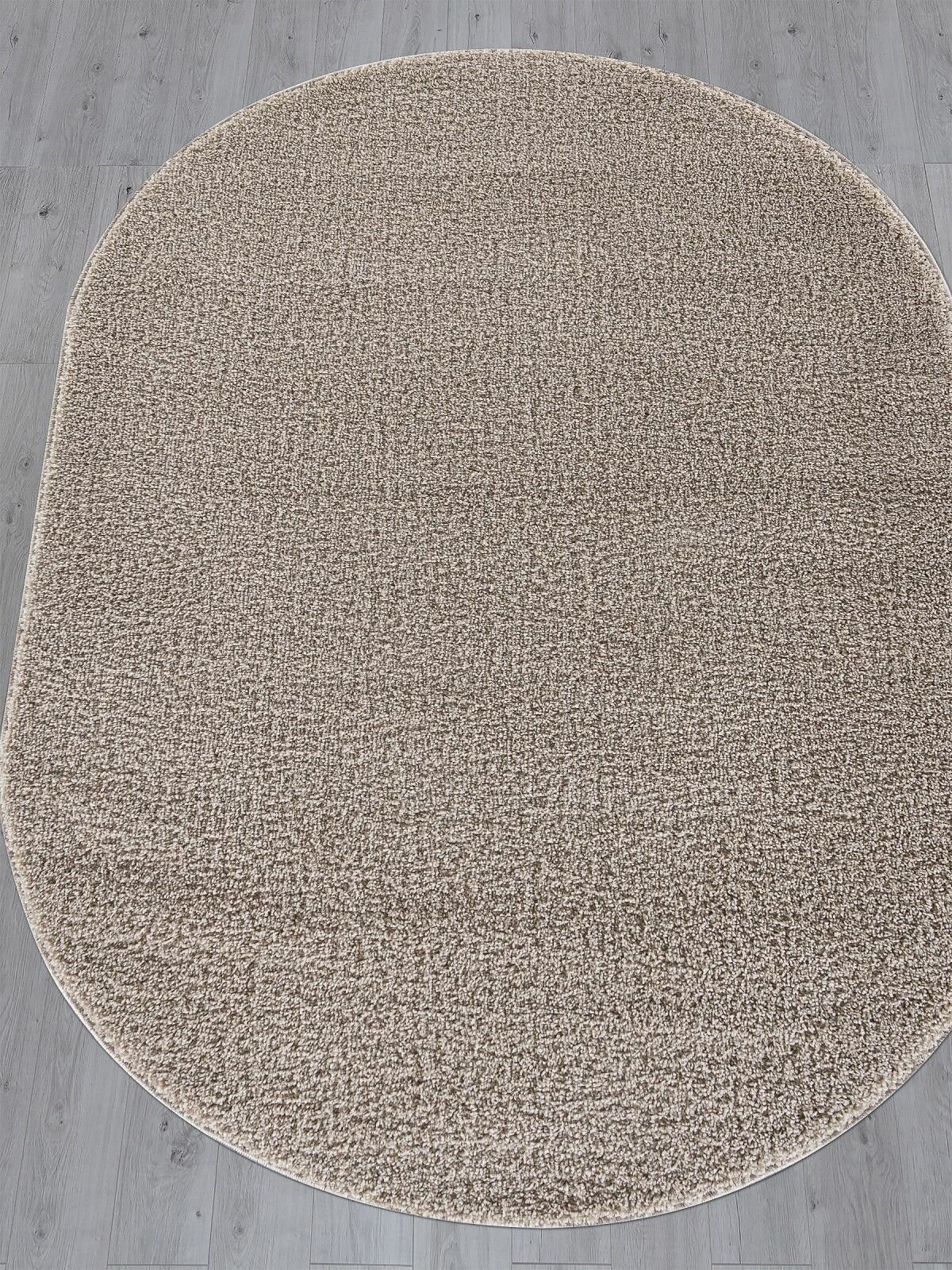 Ковер Однотонный Овал beige 2x3м
