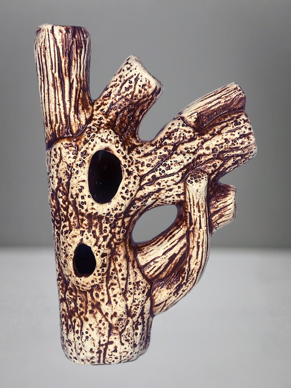 Декорация для аквариума, Белая керамика Сук (22х6х14 см) * 1шт