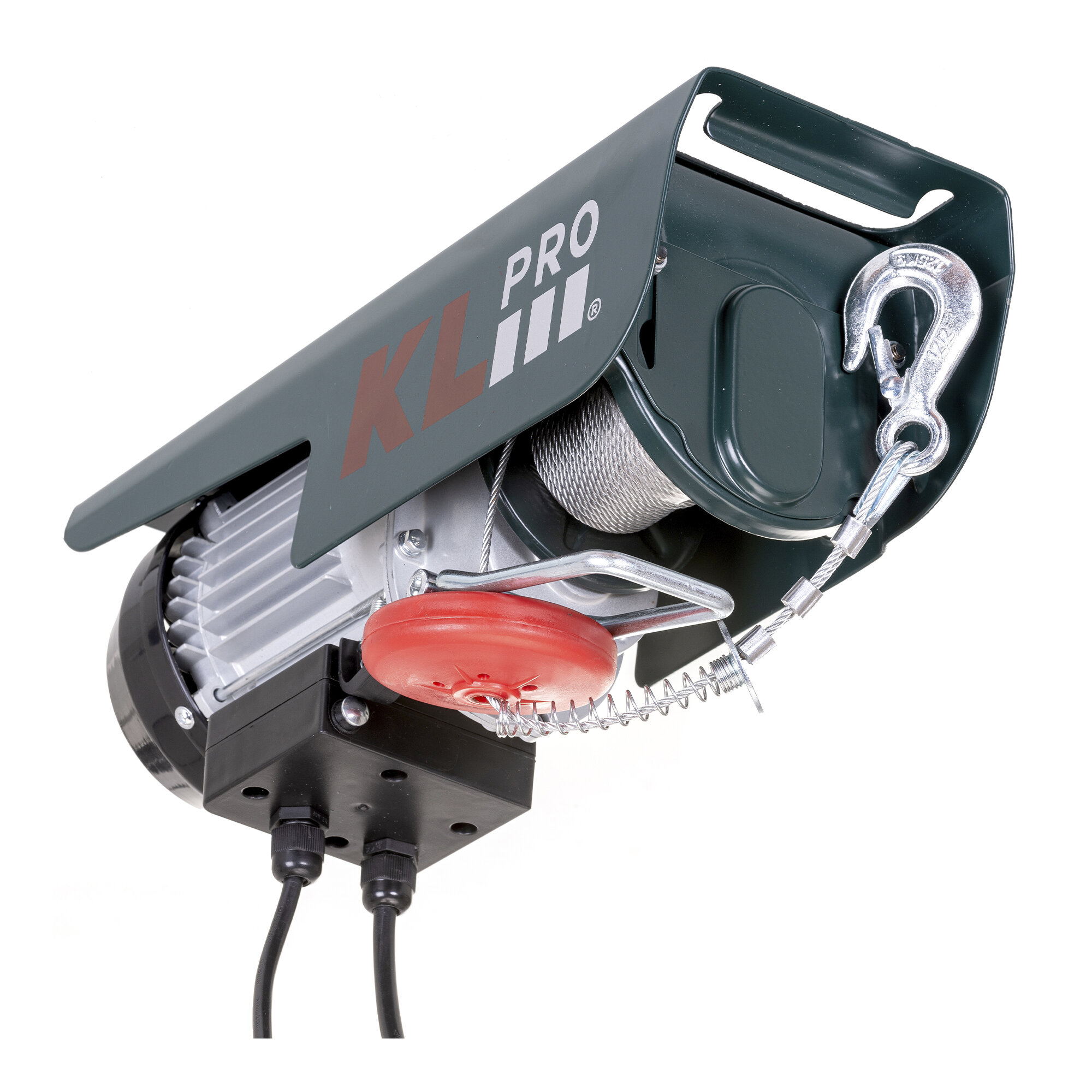 Профессиональная электрическая лебедка KLPRO KLV125 (сеть, 500Вт, грузоподъемность 250кг, высота подъема 20м)