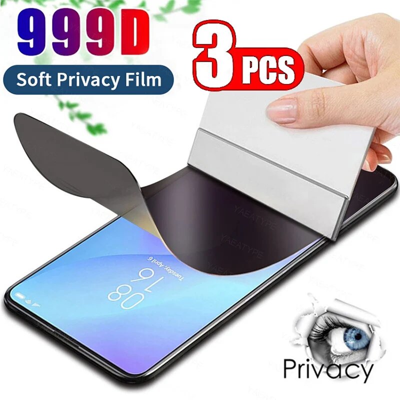 3 шт, антишпионский гидрогель для Vivo X100 X100s X200 X200s X300 FE Pro Mini Ultra Vivo X300