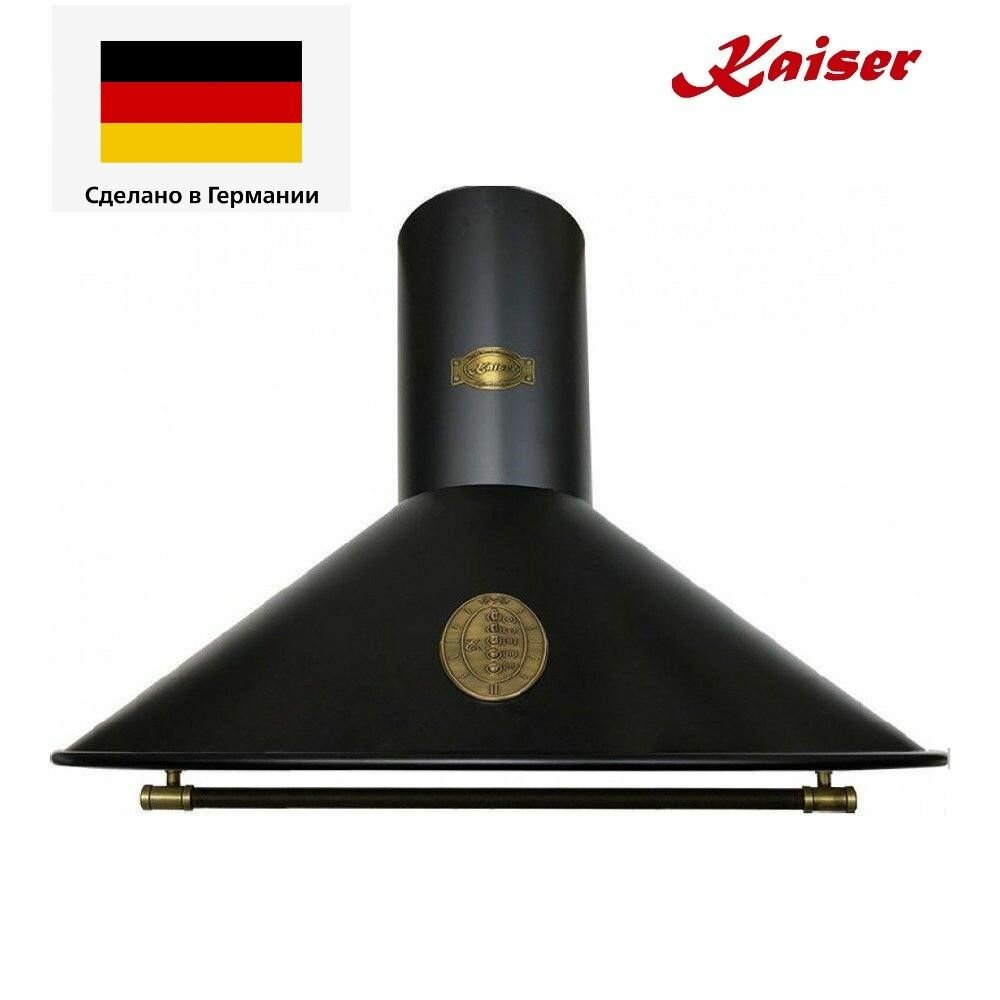 Настенная вытяжка 90 см Kaiser A 9423 BE Eco черная