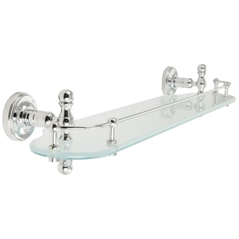 Стеклянная полка Migliore Mirella 17247 цвет хром