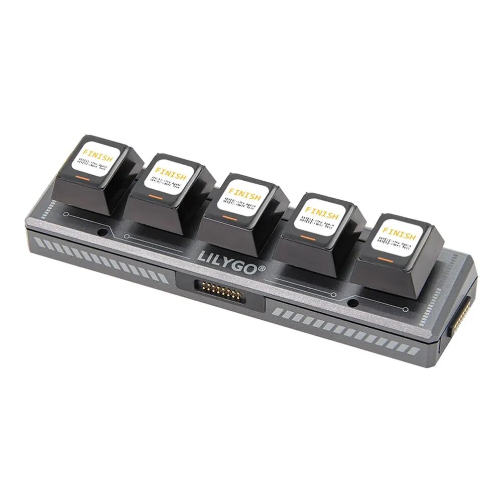 Крепление для устройств умного дома LILYGO, механическая клавиатура USB, 4 кнопки, разноцветный, пластик
