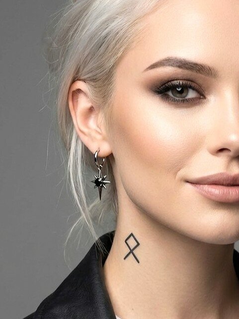 Серьги-трансформеры, славянский оберег, фианит