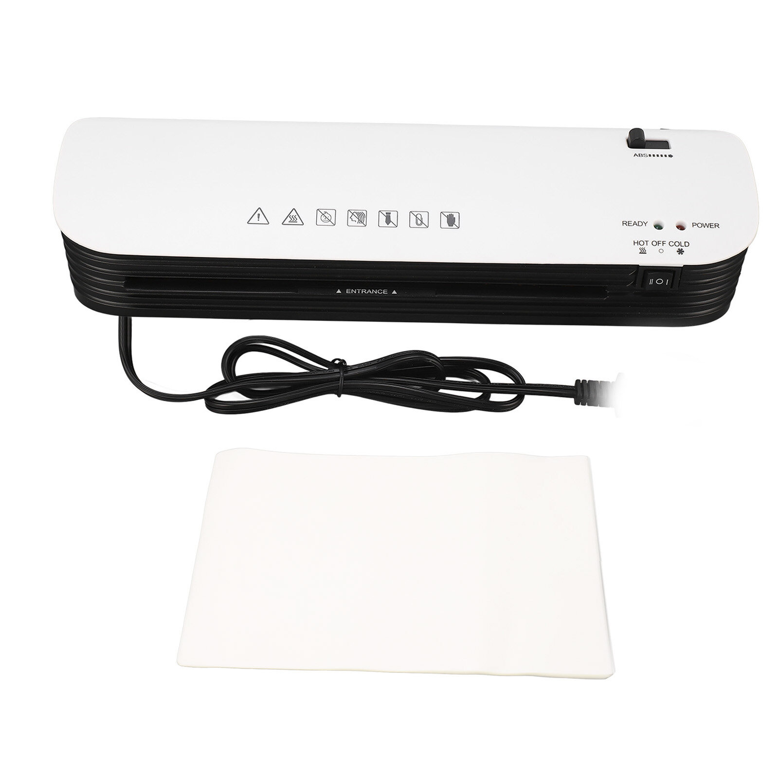 Термоламинатор формата А4 с 50 листами, подходит для горячего и холодного ламинирования, для использования дома, в школе и офисе, вилка британского стандарта 220–240 В.