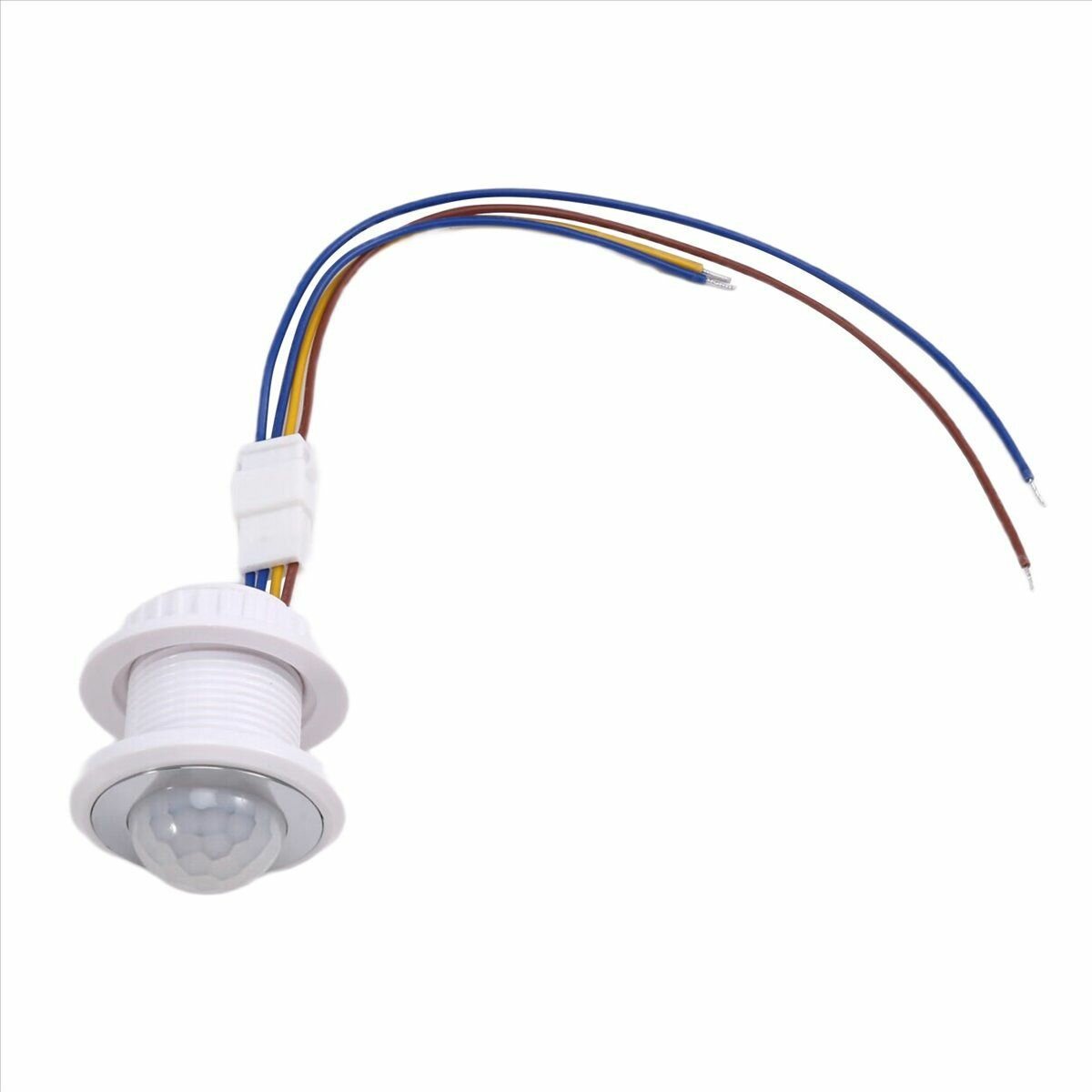 Мини-датчик движения, переключатель света, 110-220 В, ИК-датчик, умное обнаружение, задержка по времени, регулируемый инфракрасный индукционный детектор