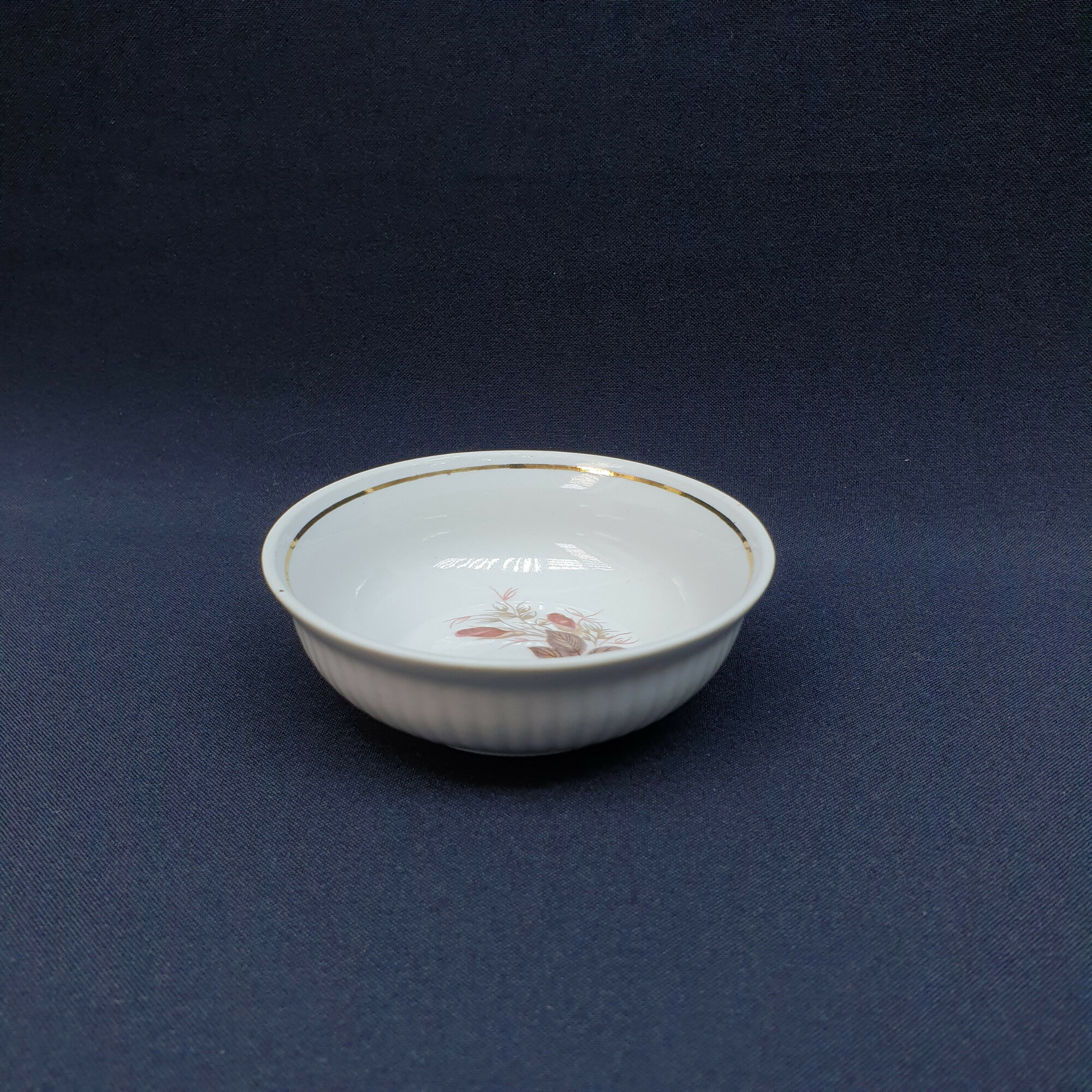 Пиалка, Полонное, фарфор, деколь, позолота, 200 мл. Винтаж, СССР.