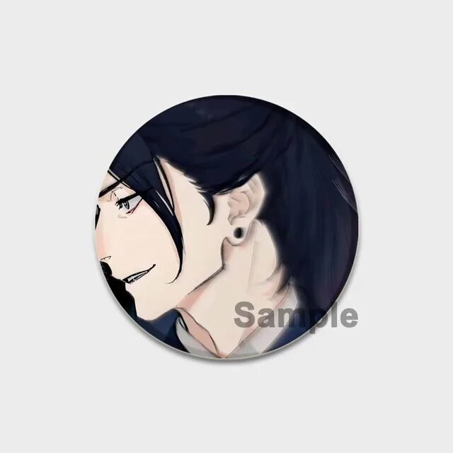 32/44/58 мм аниме ююютсу кайсен, памятные булавки, мультяшная модель, жестяная брошь ручной работы для рюкзака, украшение для одежды, подарок