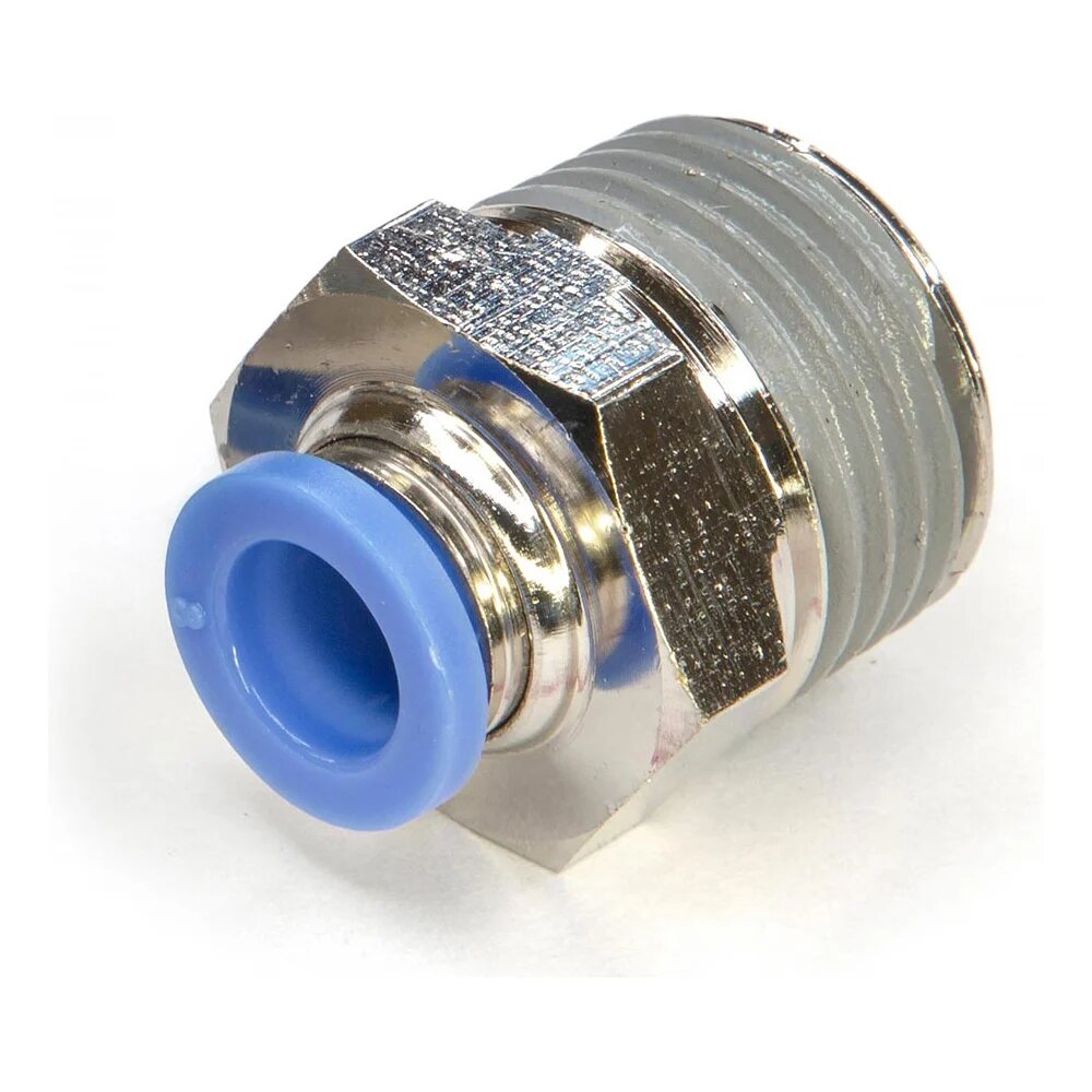 Фитинг металлический 8 мм - наружная резьба 1/2 Pegas pneumatic 5218
