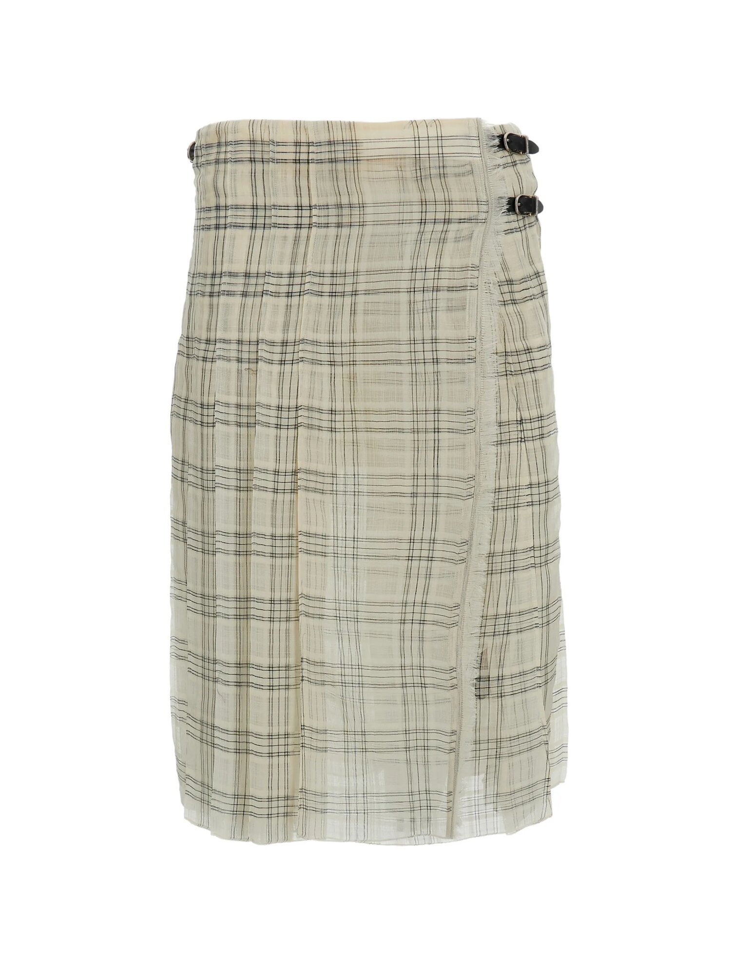 Юбка Plaid-pattern midi skirt