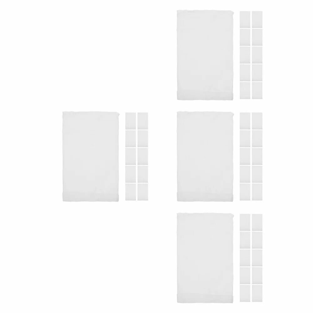 Одноразовые мешки из прочной нейлоновой сетки для скиммера бассейна, комплект 80 шт