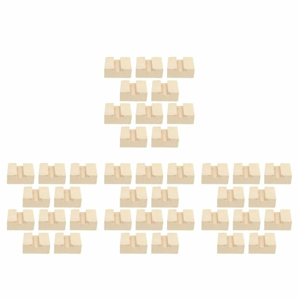Деревянные клинья для крепления ручек мотыжек и топоров, бежевые, 40 шт для ремонта