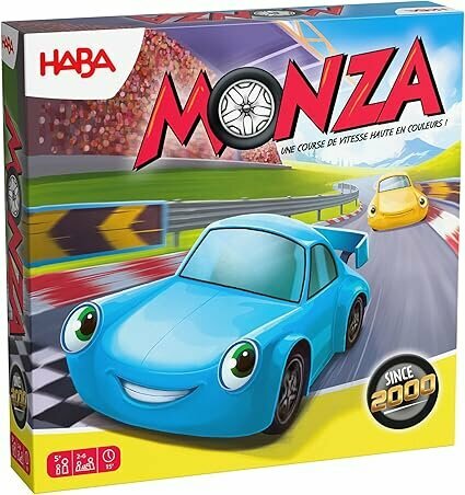 Детская настольная игра Haba - Monza-тактическое соревнование на гоночных автомобилях, от 5 лет - 2012226002