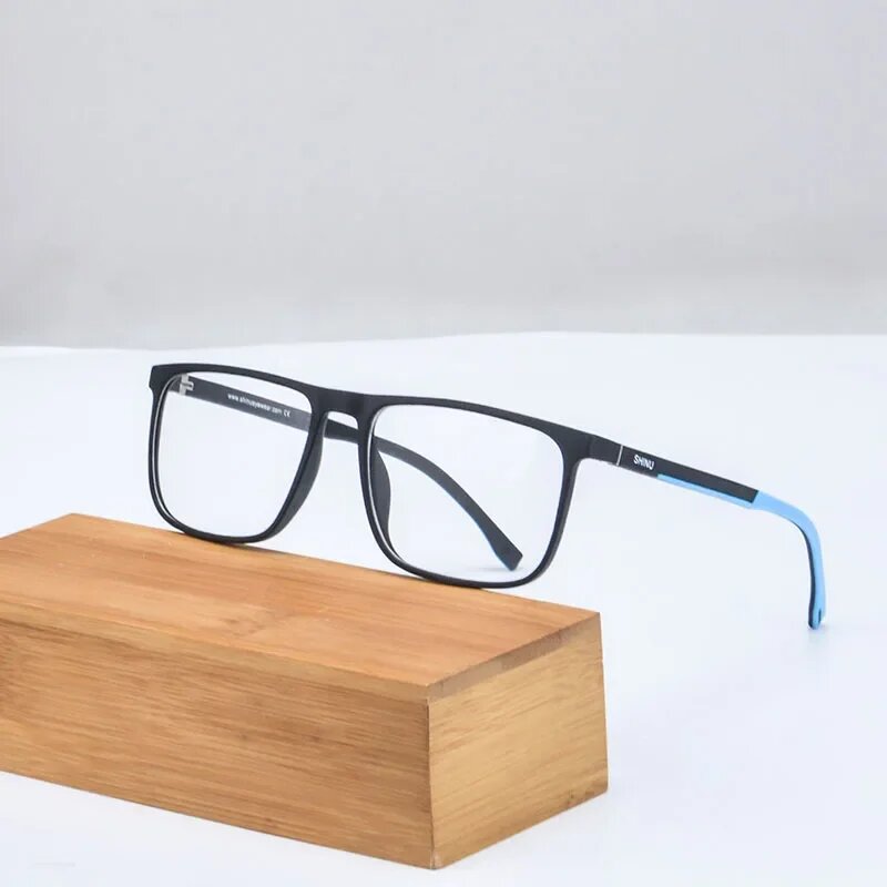 SHINU Фотохромные прогрессивные очки C2 black blue, up 150 down 350