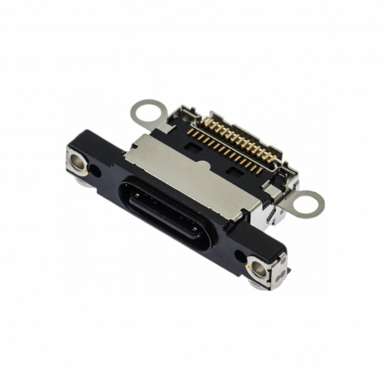 Системный разъем (зарядки) для Apple iPhone 15 / iPhone 15 Plus, черный